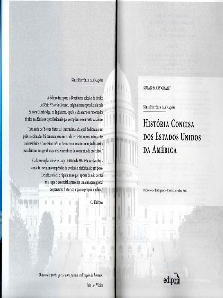 Susan-Mary Grant - História Concisa Dos Estados Unidos Da América | PDF