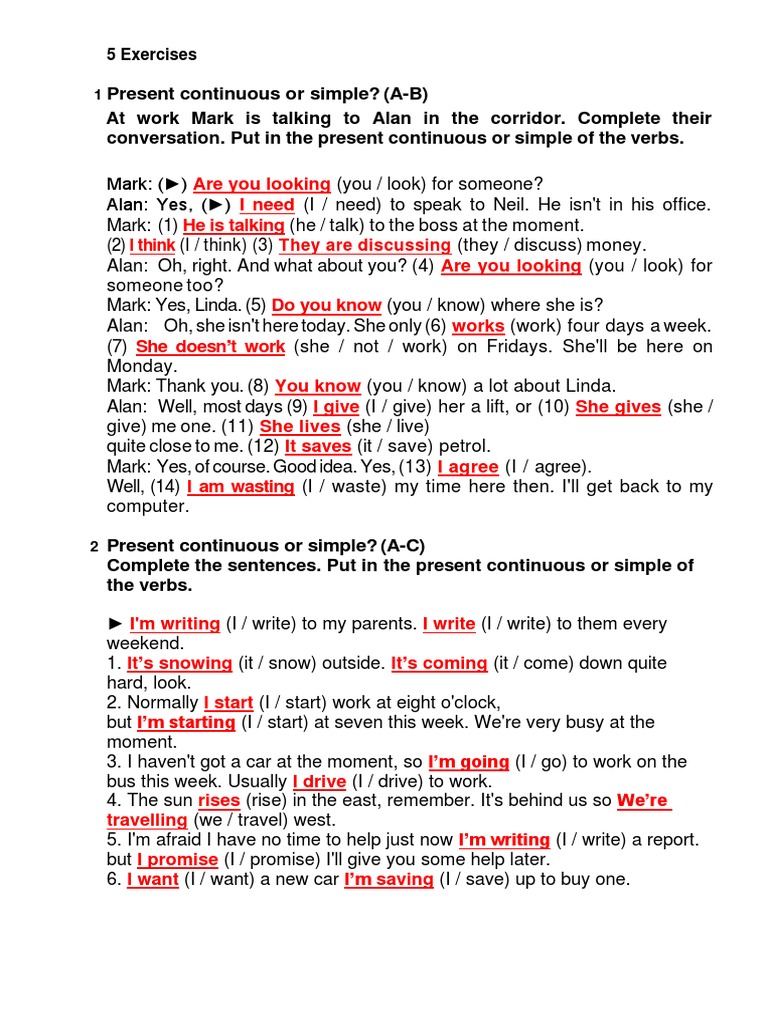 (I / Need) To Speak To Neil. He Isn't in His Office | PDF | Language ...