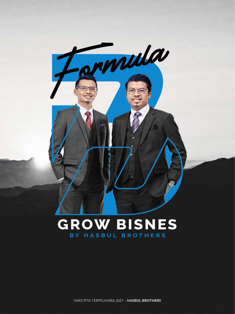 Ebook Formula Grow Bisnes Hasbul Brothers | PDF