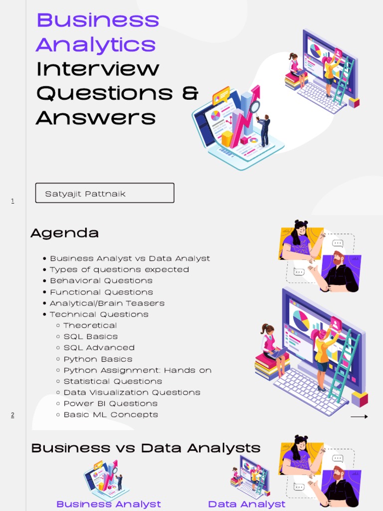 Data and Business Analytics Interview Questions | PDF | Anonymous ...