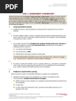 Edtpa Spe Assessment Commentary | PDF | Learning | Special Education