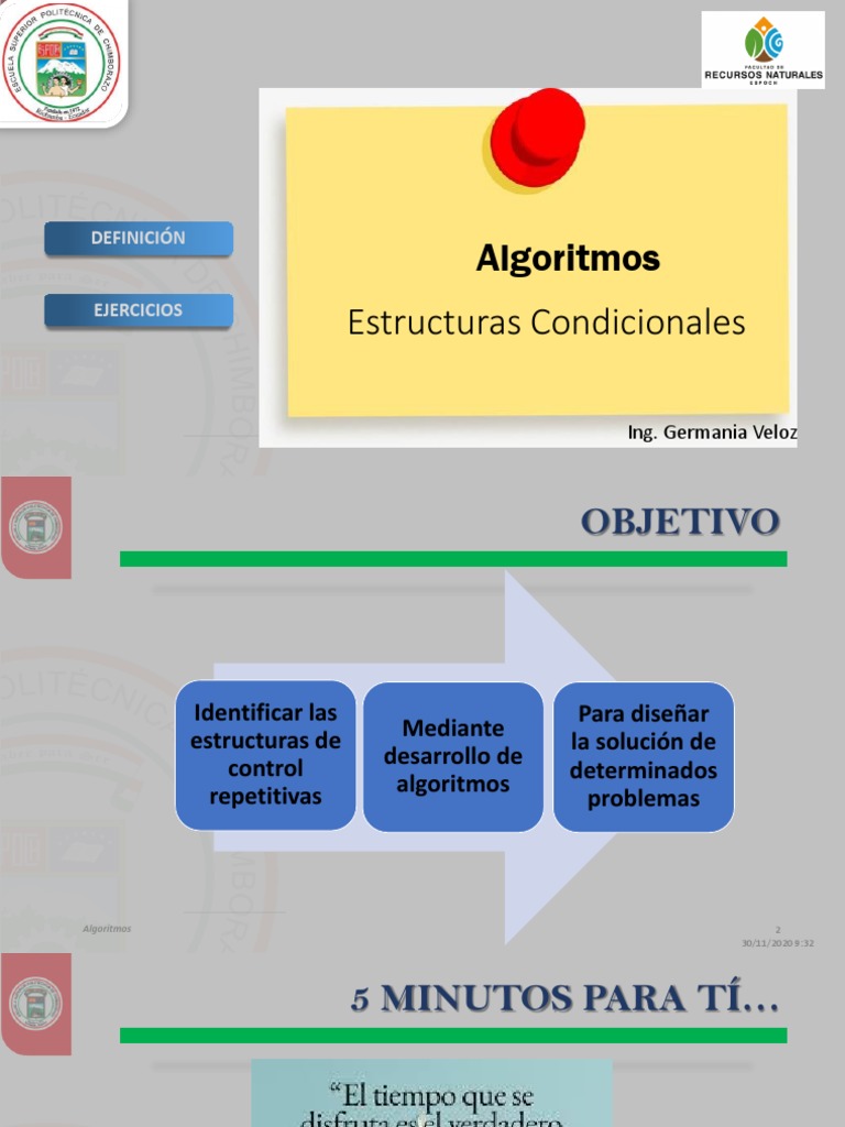 Algoritmos Estructuras Condicionales: Definición | PDF | Algoritmos ...