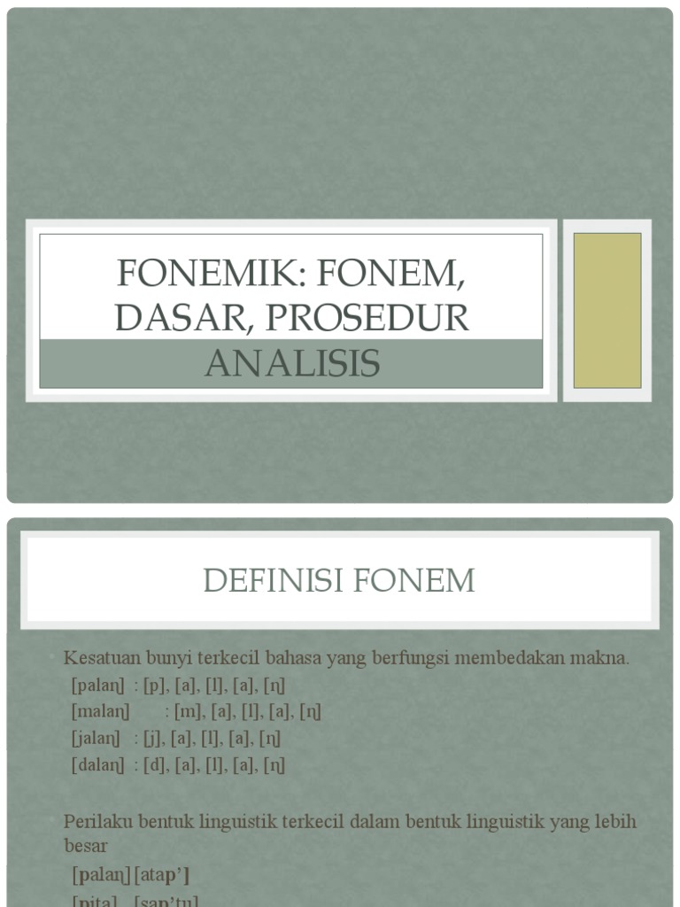 Fonemik | PDF