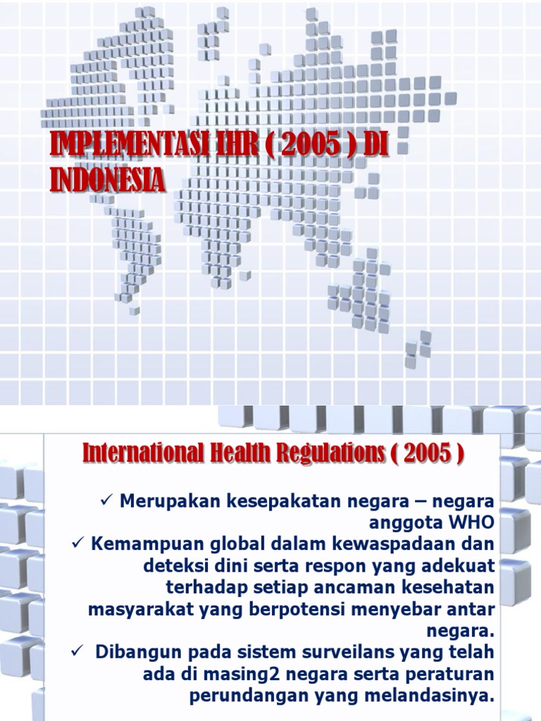 Implementasi IHR 2005 di Indonesia | PDF | Ilmu Sosial | Sains & Matematika