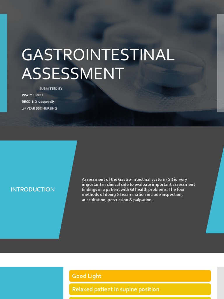 Assignment On Gastrointestinal Assessment | PDF