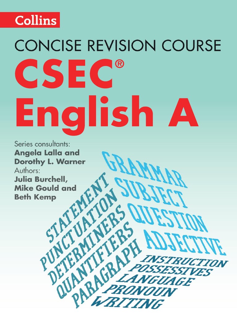 Collins - Concise Revision Course For CSEC English A | Download Free ...
