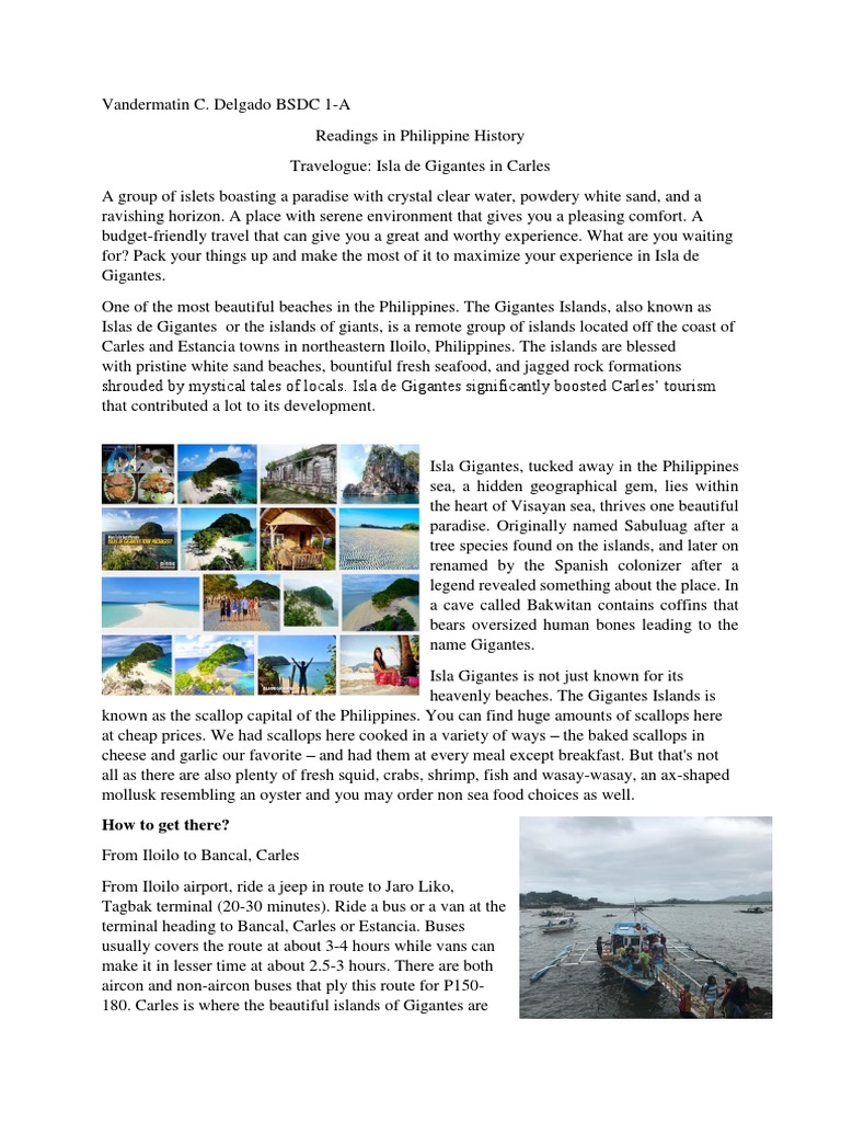 Travelogue Sample