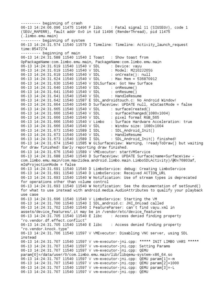 Limbo Log | PDF | Computer Engineering | Computer Science