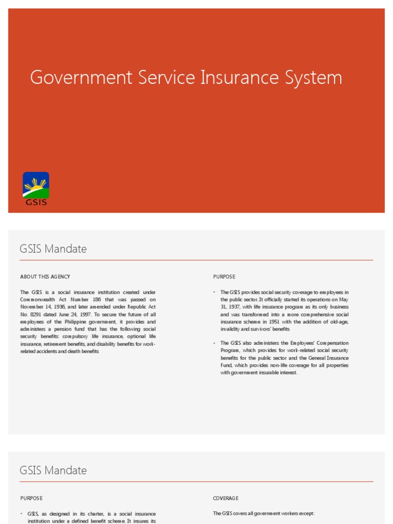 Understanding the Mandate and Operations of the Government Service ...