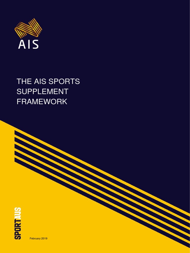 AIS Sports Supplement Framework 2019 | PDF | Dietary Supplements | Foods