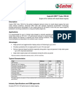 Castrol CRB Multi 15W-40 Oil Data Sheet | PDF | Motor Oil