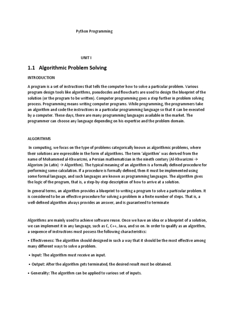 Python Programming Guide | PDF | Algorithms | Data Type