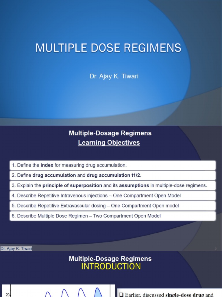 Multiple Dose Regimen by AKT | PDF