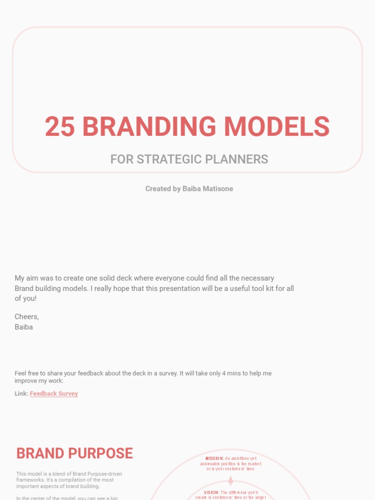 25 Branding Models | PDF | Brand | Swot Analysis