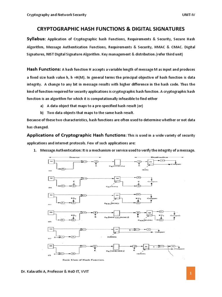 C&NS Unit-4 R16 | PDF | Cryptography | Key (Cryptography)