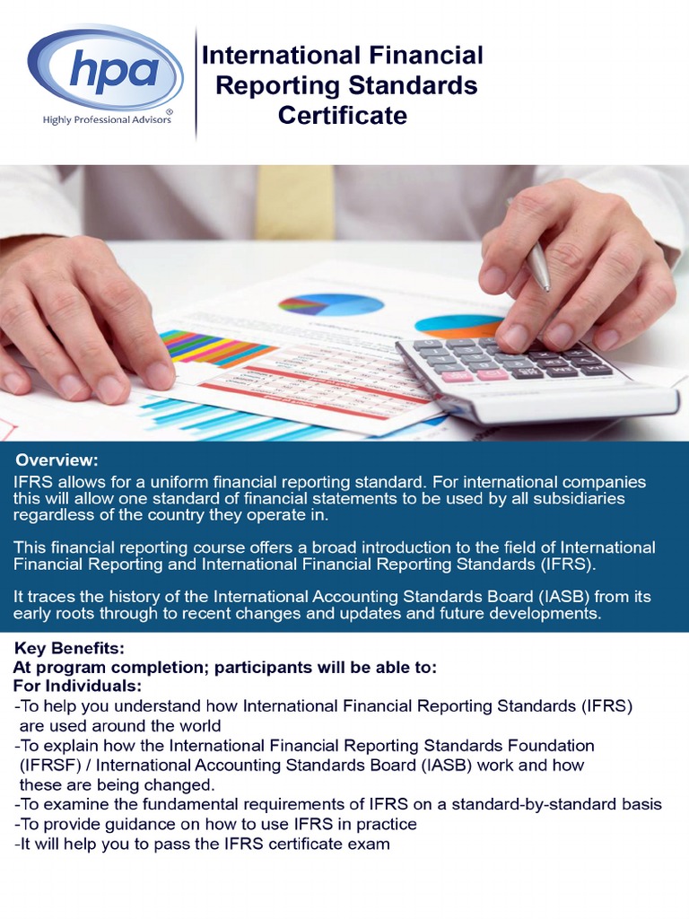 IFRS Certificate | PDF