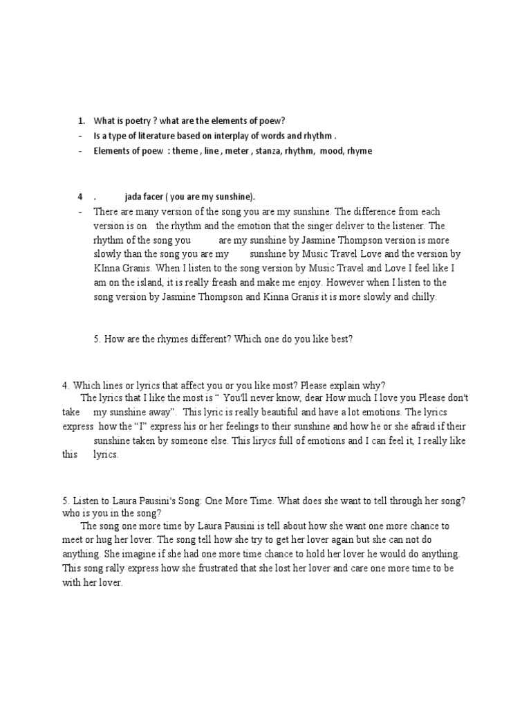 Poetry A | PDF | Art