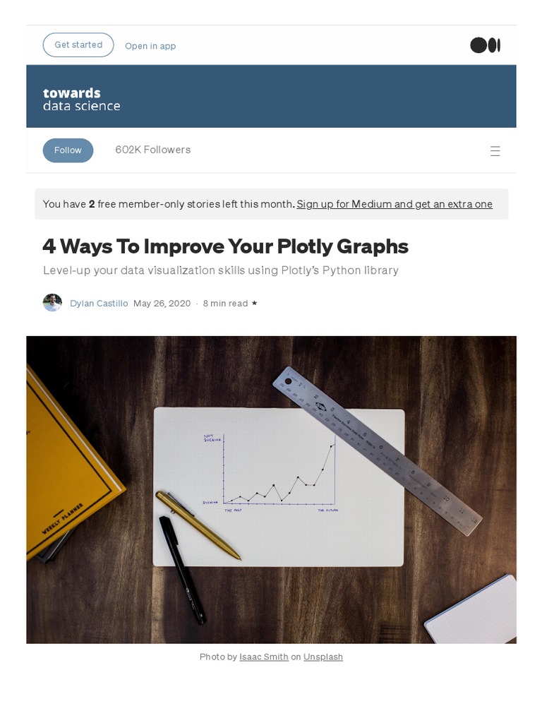 4 Ways To Improve Your Plotly Graphs - by Dylan Castillo - Towards Data Science | PDF | Chart ...
