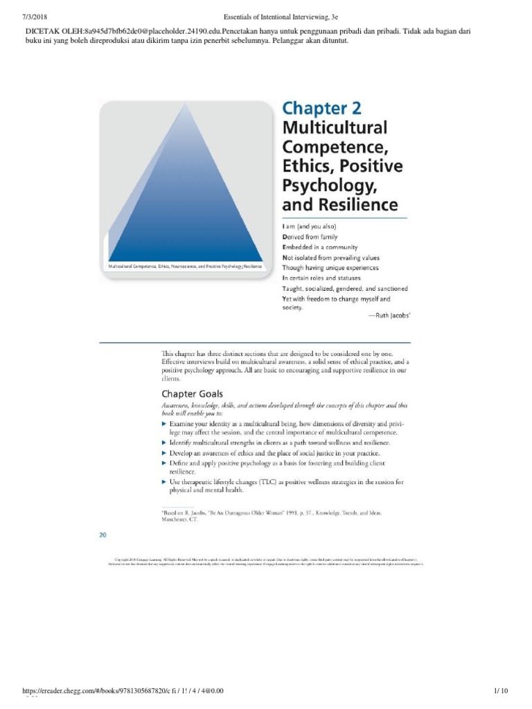 Chapter 2 Dan 3 Essentials of Intentional Interviewing Counseling in A ...