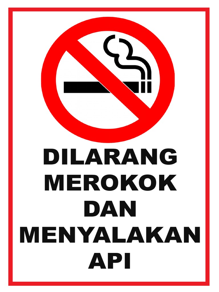 Dilarang Merokok | PDF