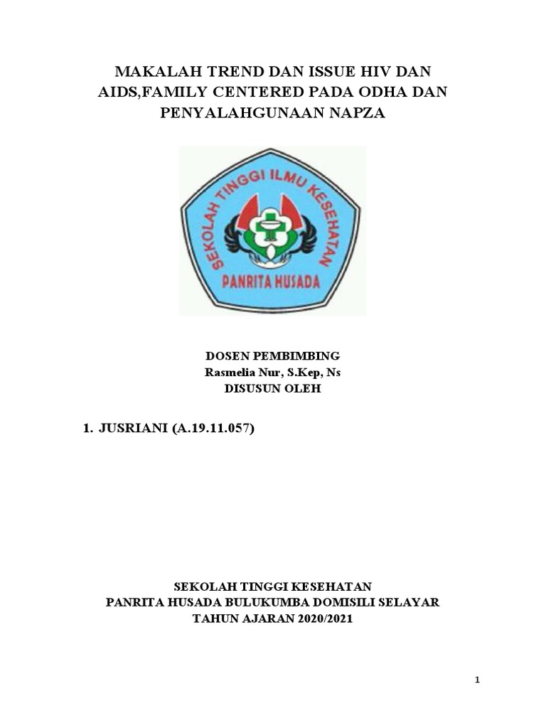 Makalah Trend Dan Issue Hiv Dan Aids | PDF