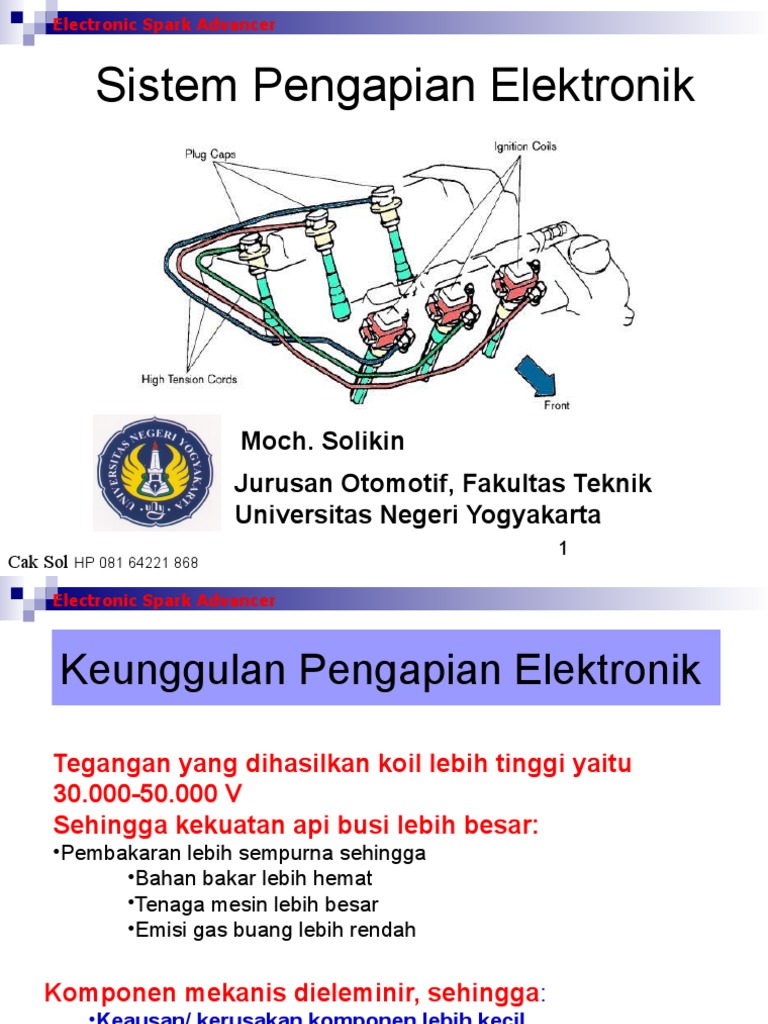 The Principles and Components of Electronic Spark Ignition Systems | PDF