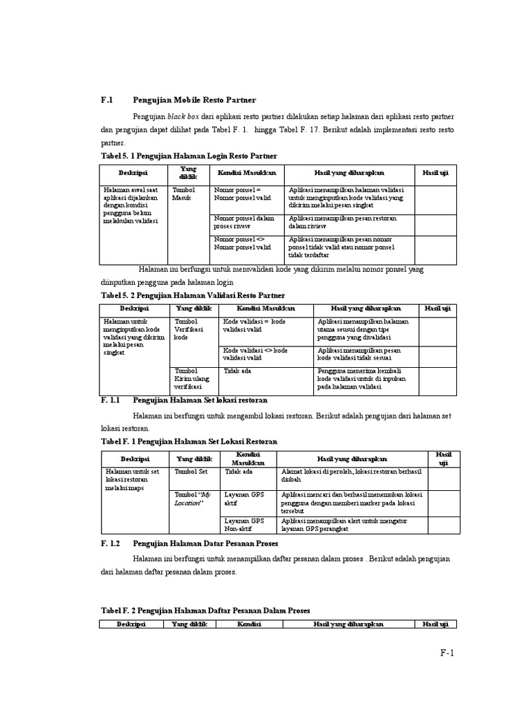 Uji Black Box | PDF
