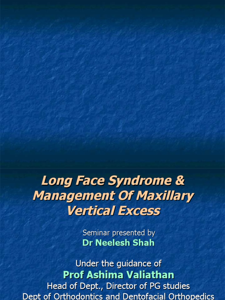 Long Face Syndrome | PDF | Human Nose | Mouth