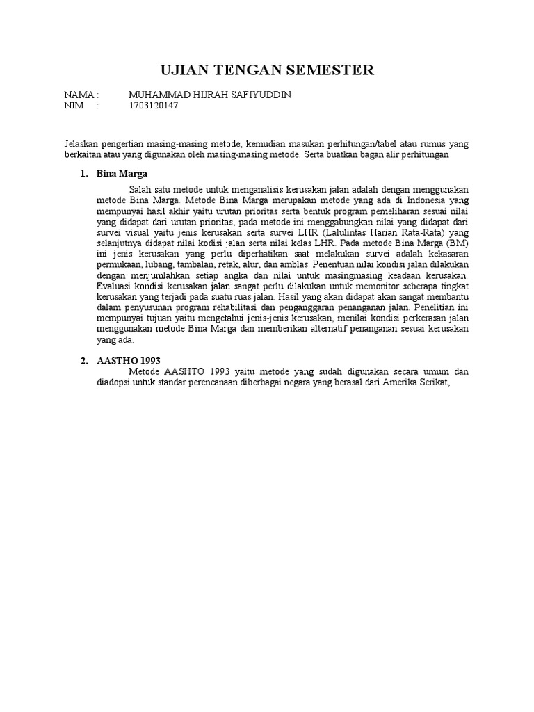 UTS M.Hijrah Safiyuddin 1703120147 | PDF