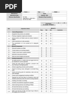 Inspection Checklist-Rolling Shutter | PDF | Manufactured Goods ...