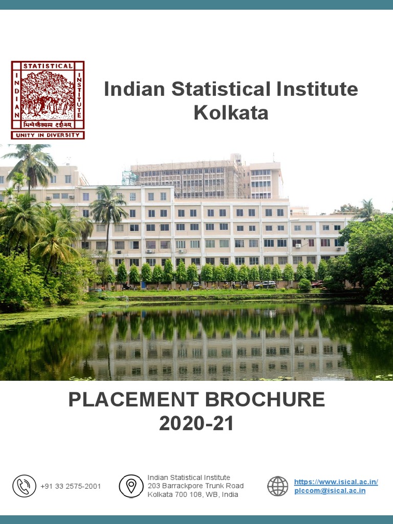 ISI Placement Brochure 2020-21 | PDF | Machine Learning | Science And ...