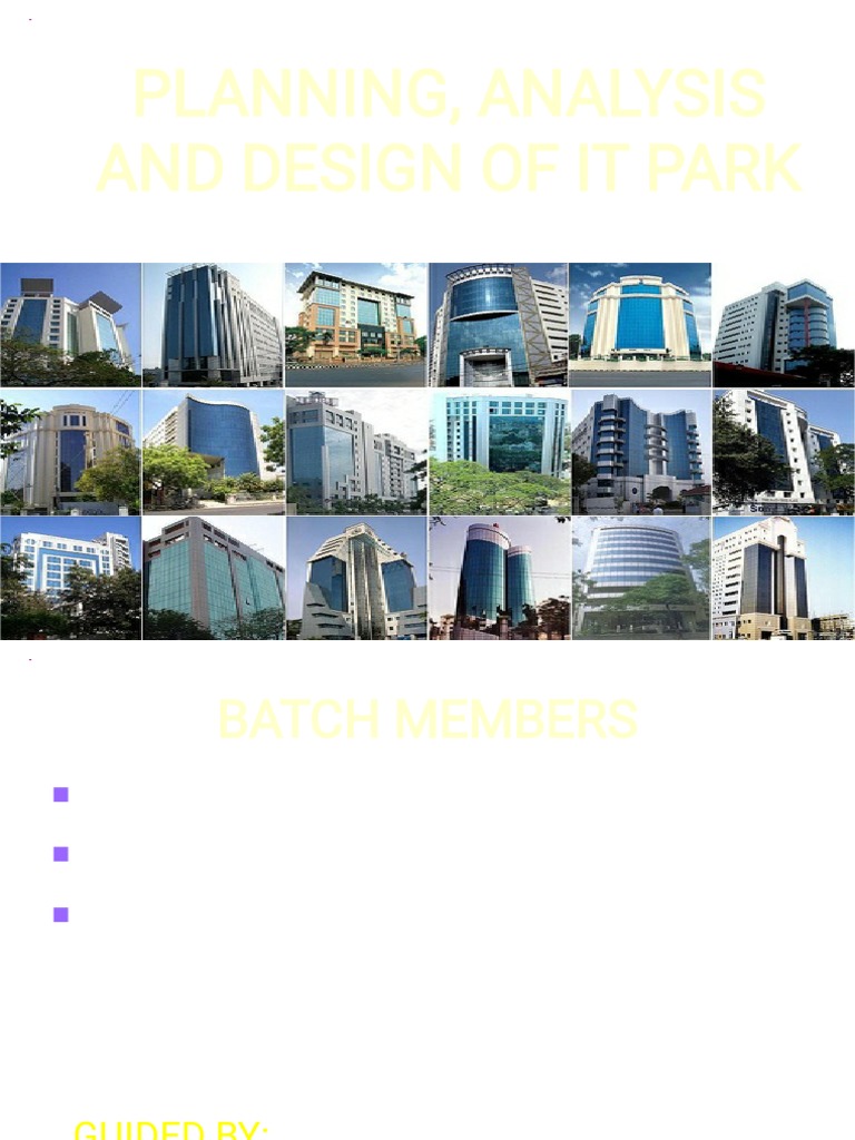 IT Park Design | PDF | Stairs | Structural Load