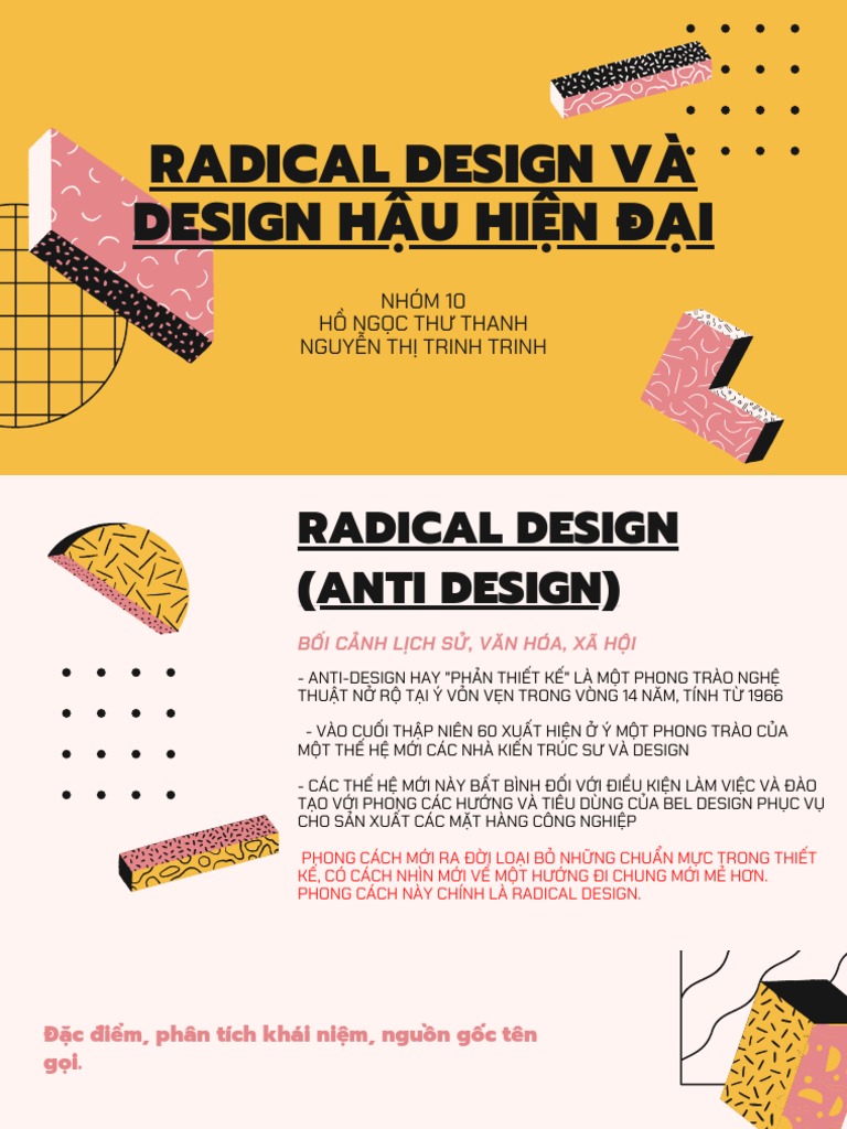 radical design và design hậu hiện đại | PDF