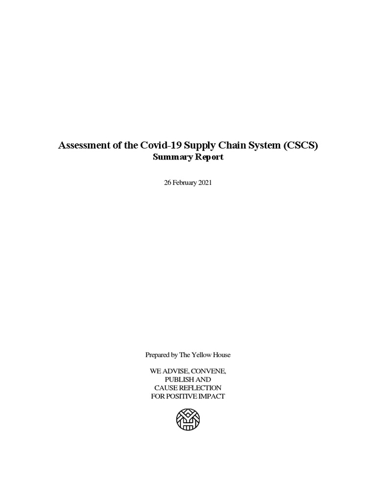 21 02 26-CSCS Assessment Summary-Written-Report | PDF | World Health ...