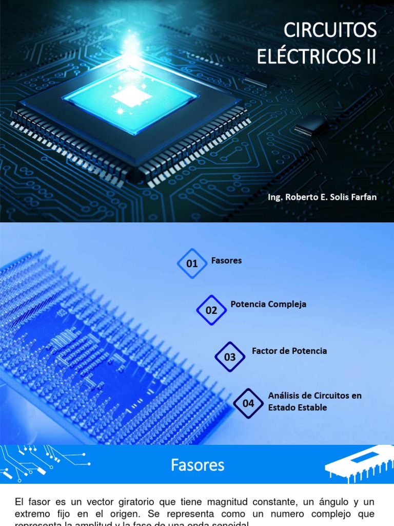 Circuitos Electricos II Semana 2 | PDF | Energia electrica | Impedancia eléctrica