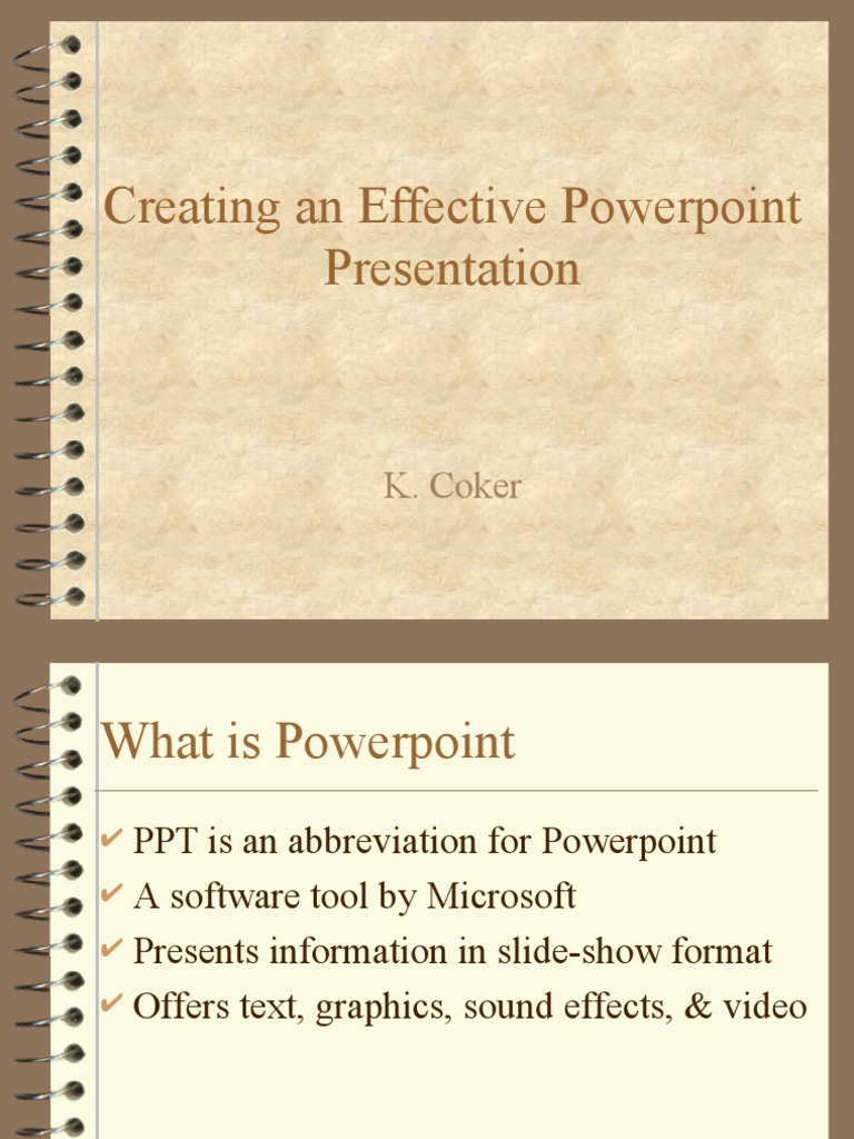 Effective PowerPoint Presentation Tips | PDF | Microsoft Power Point ...