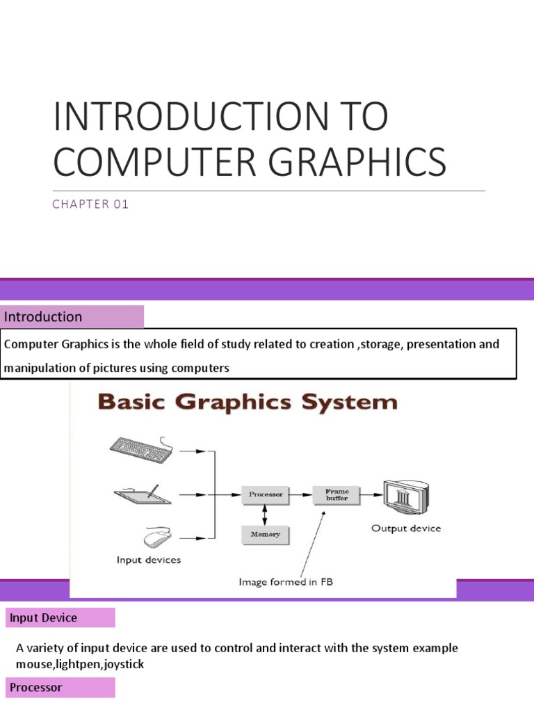 01 Introduction To Computer Graphics | PDF | Color | Computer Graphics