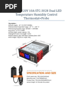 STC-3028 Thermostat Manual Guide | PDF