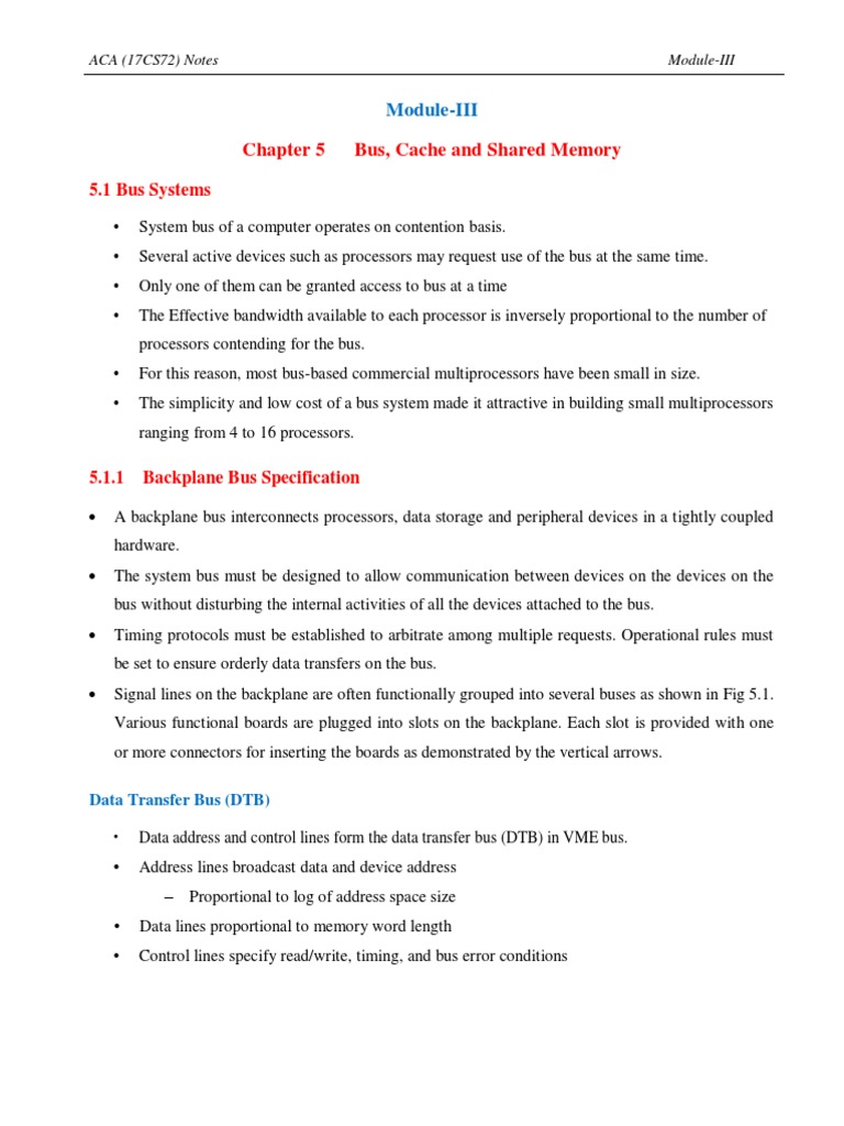 Module-3 ACA | PDF | Cpu Cache | Cache (Computing)