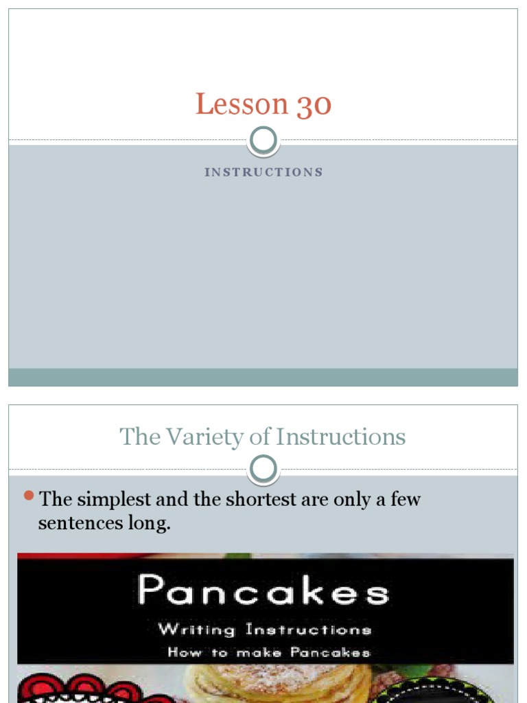 Effective Instruction Writing Techniques Pdf Chart Question