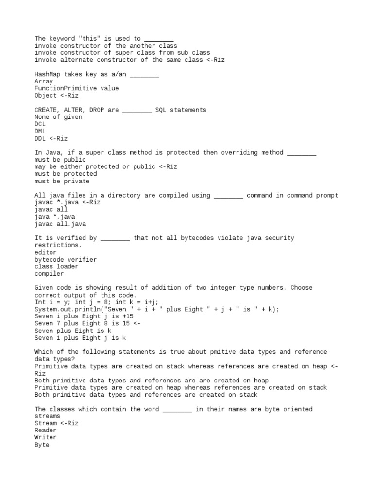 Cs506 Midterm New Pdf Method Computer Programming Constructor Object Oriented Programming 2351