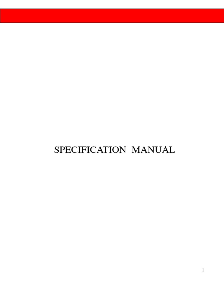 Everest Product Specification Manual | PDF | Wall | Ceiling