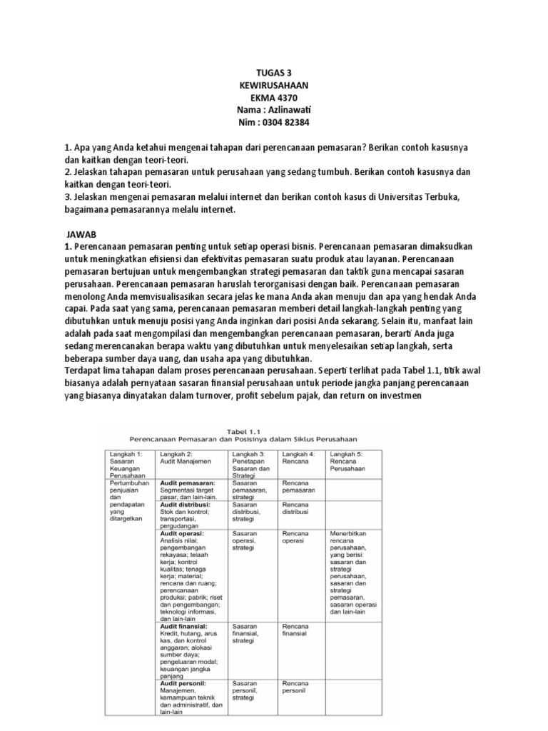 Tugas 3 Ekma 4370 | PDF