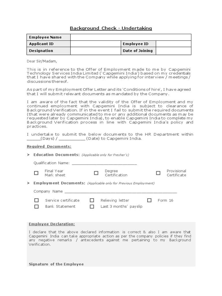 Background Check | PDF