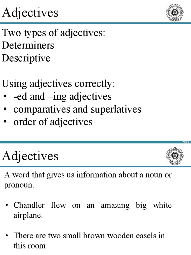 Adjective | PDF | Adjective | Semantics