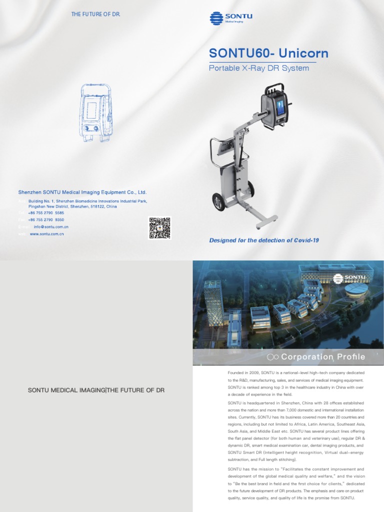COVID-19 SONTU Portable X Ray Machine | PDF | X Ray | Radiography