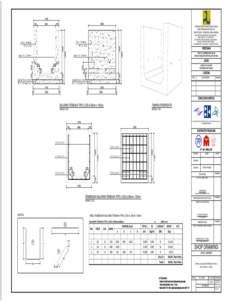 1.tipikal U Ditch Ds 4 | PDF