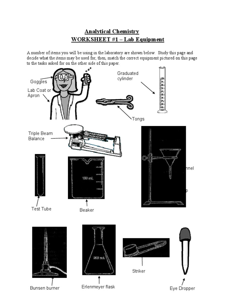 Lab Equipment Identification Guide | PDF | Laboratories | Chemical ...