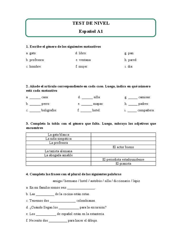 Test Ele | PDF | Verbo | Lingüística