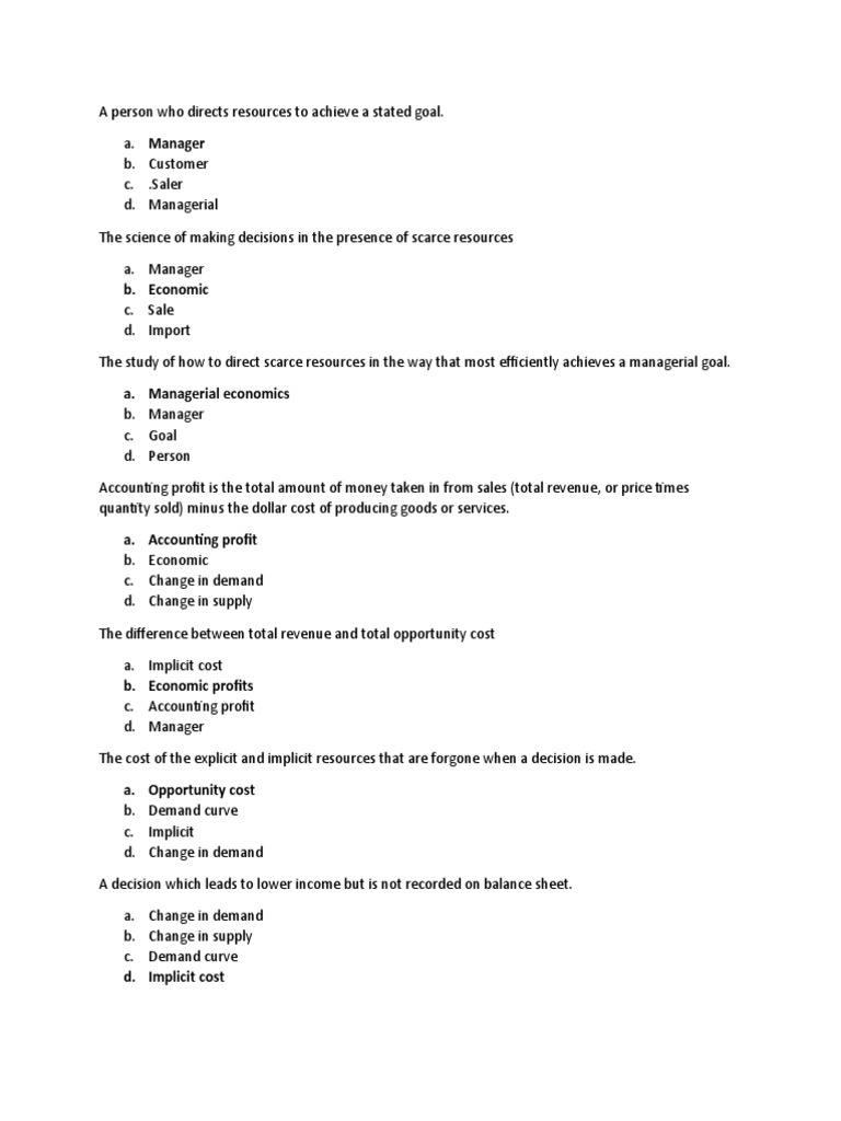Economics Mcqs Main File | PDF | Demand | Price Elasticity Of Demand